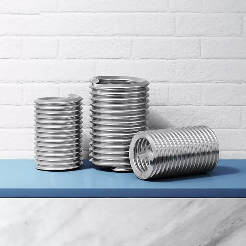 M10 x 3D Wire Threaded Inserts (HeliCoil) (DIN 8140) - Stainless Steel ...