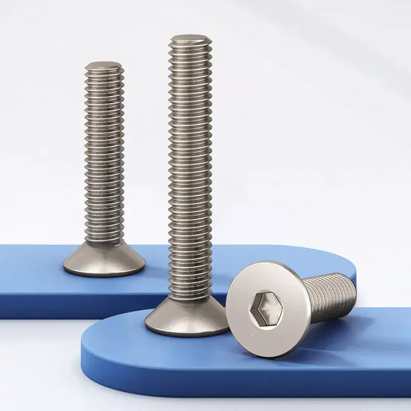 M2 x 6mm Allen Csk (DIN 7991) - Stainless Steel 304 (A2-70) - 3fparts